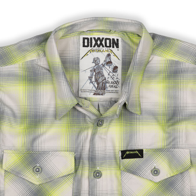 Dixxon X Metallica And Justice For All Flannel