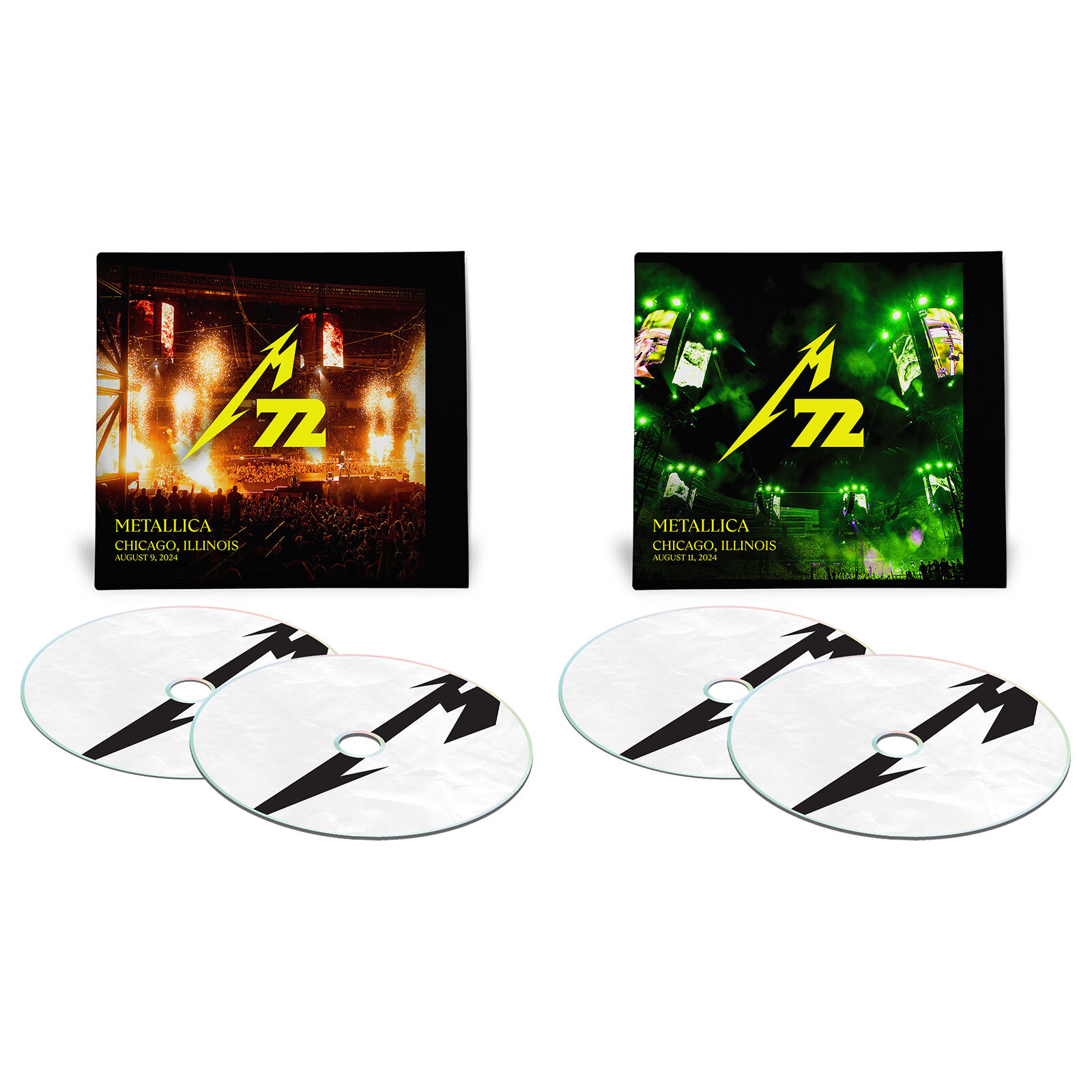 Live Metallica: Chicago, Illinois - M72 Tour Two Day Show CD Bundle ...