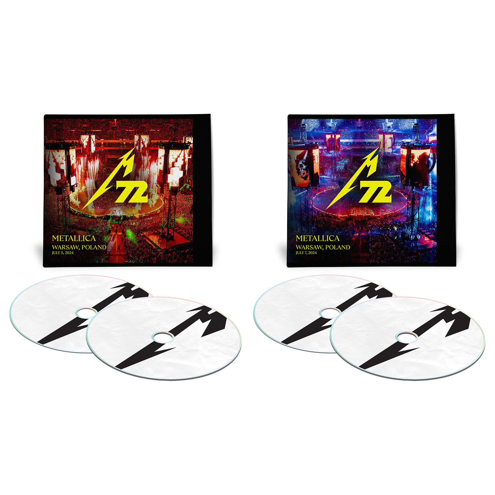 Live Metallica: Warsaw, Poland - M72 Tour Two Day Show CD Bundle ...