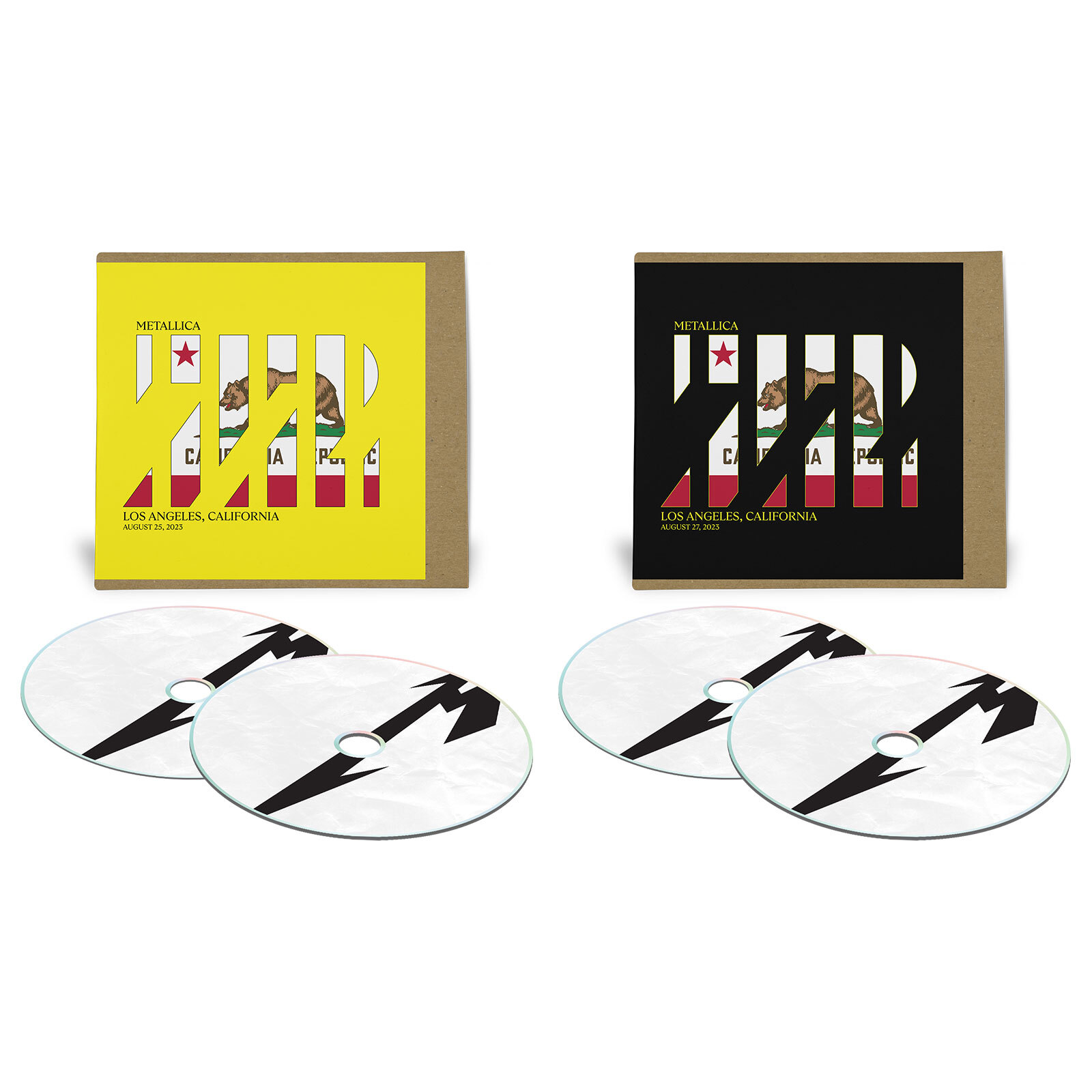 Live Metallica: Los Angeles, CA - M72 Tour Two Day Show CD Bundle ...